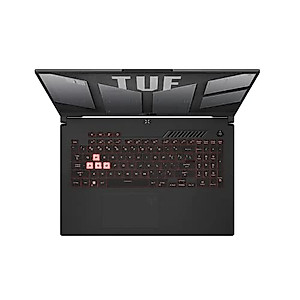 ASUS 2022 TUF A17 17.3" FHD 144Hz Gaming Laptop, AMD Ryzen 7-6800H Processor, 32GB DDR5 RAM, 1TB PCIe SSD, Backlit Keyboard, GeForce RTX 3060 6G DDR6, HD Webcam, Windows 11, Gray, 32GB USB Card