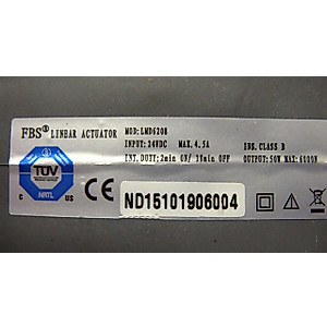 FBS Lift Chair Motor Actuator Assy for Single Motor Chairs LMD6208,Black/Silver