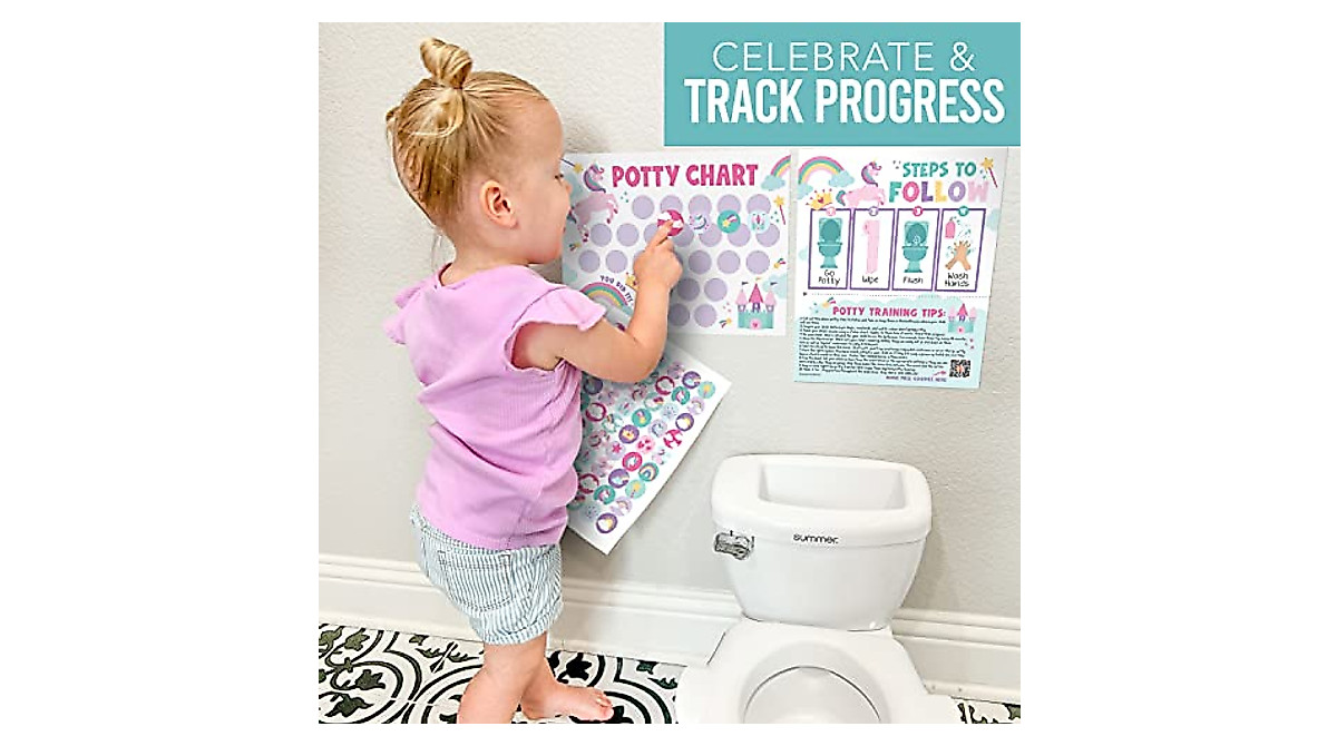Unicorn Potty Training Chart for Girls - Fun & Rewarding
