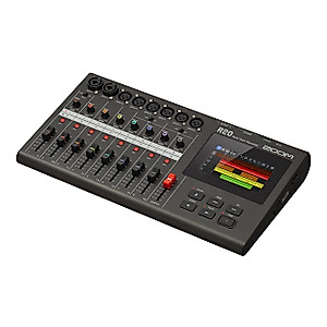 Zoom R20 Multi Track Tabletop Recorder, with Touchscreen, Onboard Editing, 16 Tracks, 6 XLR Inputs, 2 Combo Inputs, Effects, Synth, Drum Loops, and USB Audio Interface.