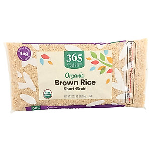 365 by Whole Foods Market, Organic Short Grain Brown Rice, 32 Ounce