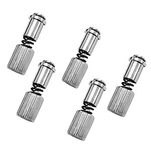 Fbshicung 5PCS Spring Foot Clamp Sewing Machine Needle Presser Foot Easy Change Holder Screws Clamps Adjustable