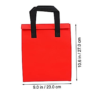ULTECHNOVO 6pcs Insulation Bags Heat Bags for Food Blank Tote Bags Repisa Drink Delivery Carrier Grocery Bags Seafood Preservation Bag Pizza Delivery Bag Heat Preservation Bag Hot and Cold