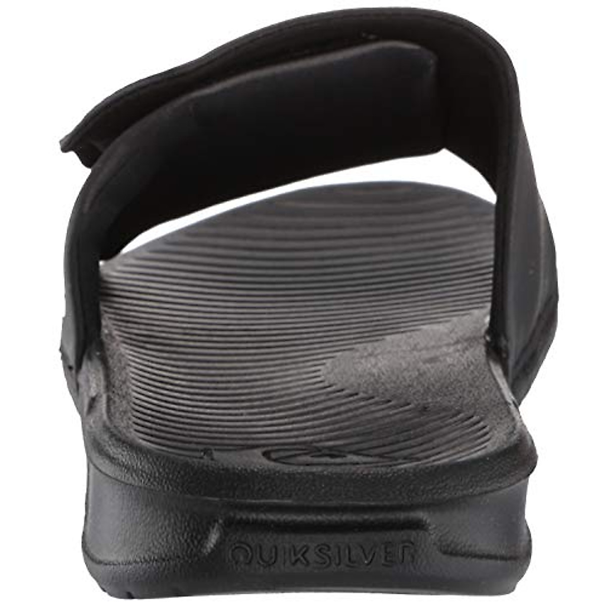 Quiksilver mens Bright Coast Adjust Sandal, Black/White/Black, 10 US