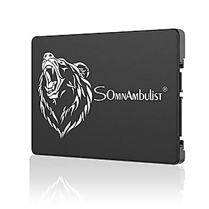 Somnambulist 2.5 inch SATA 3 60GB 960GB 2TB SATA3 SSD Laptop Internal Hard Drive (Black Bear-60GB)