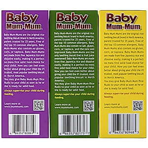 Baby Mum-Mum Variety Pack of 3 Original Banana and Vegetable 1.76 Ounce (Pack of 3)