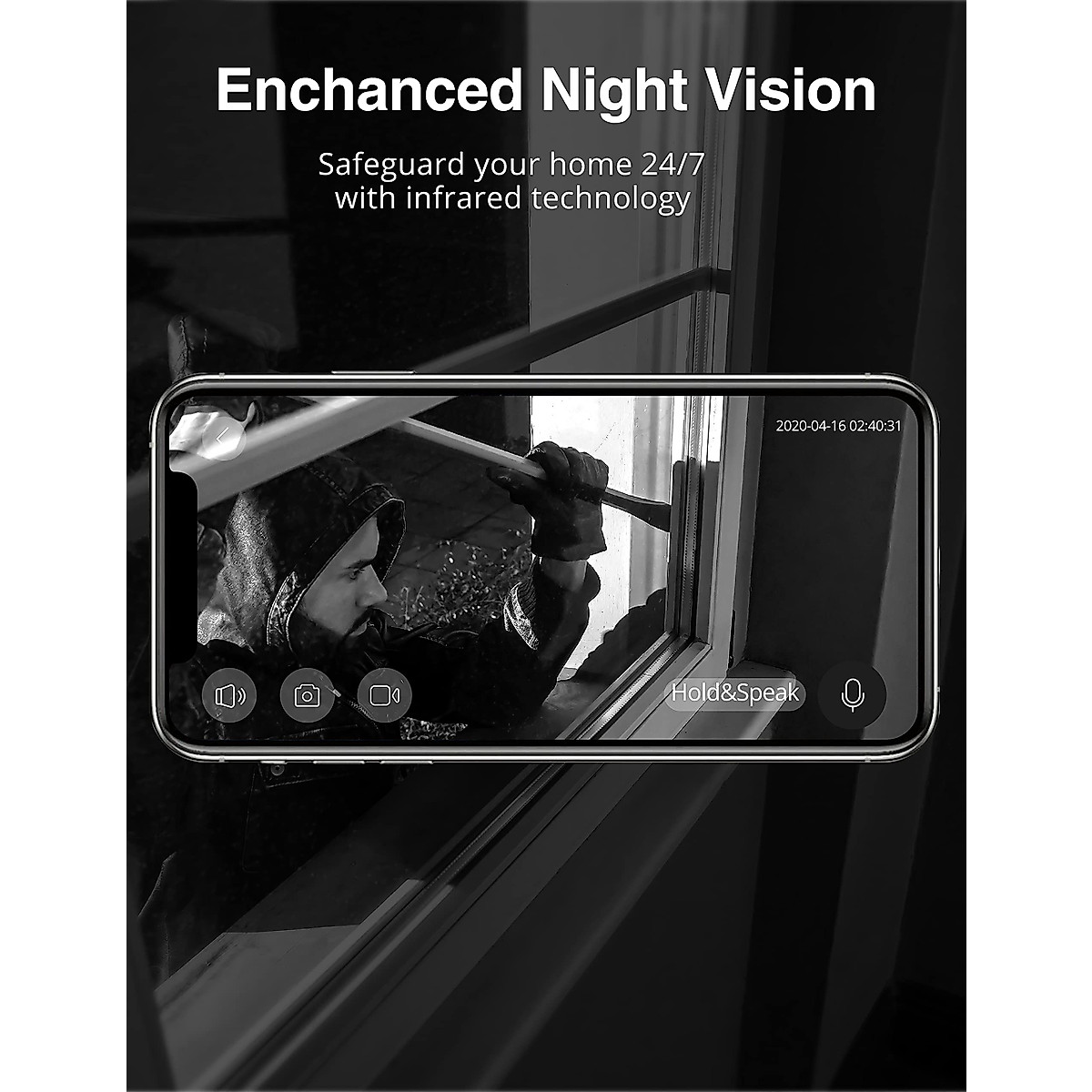 5-Star Compatible Inkjet Cartrige Security Camera Wireless Outdoor, Add on Camera for VA-HS003，WiFi Battery Indoor&Outdoor Camera, IP66 Waterproof, IP Cam with Two-Way