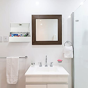 Medicine Lock Box for Safe Medication Storage - Lockable Medicine Cabinet Child Proof Medicine Organizer - Locking Medicine Cabinet Wall Mounted for Prescriptions and Personal Medicines