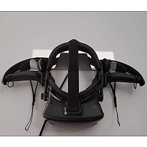 CNBEYOUNG Metal VR Headset Wall Mount Storage Stand Hook Compatible with Quest 3S 3 Quest 2 Pro, Apple Vision Pro, Valve Index, PSVR 2, HTC Vive VR XR Headsets and Controllers(Aluminum Alloy-Silver)