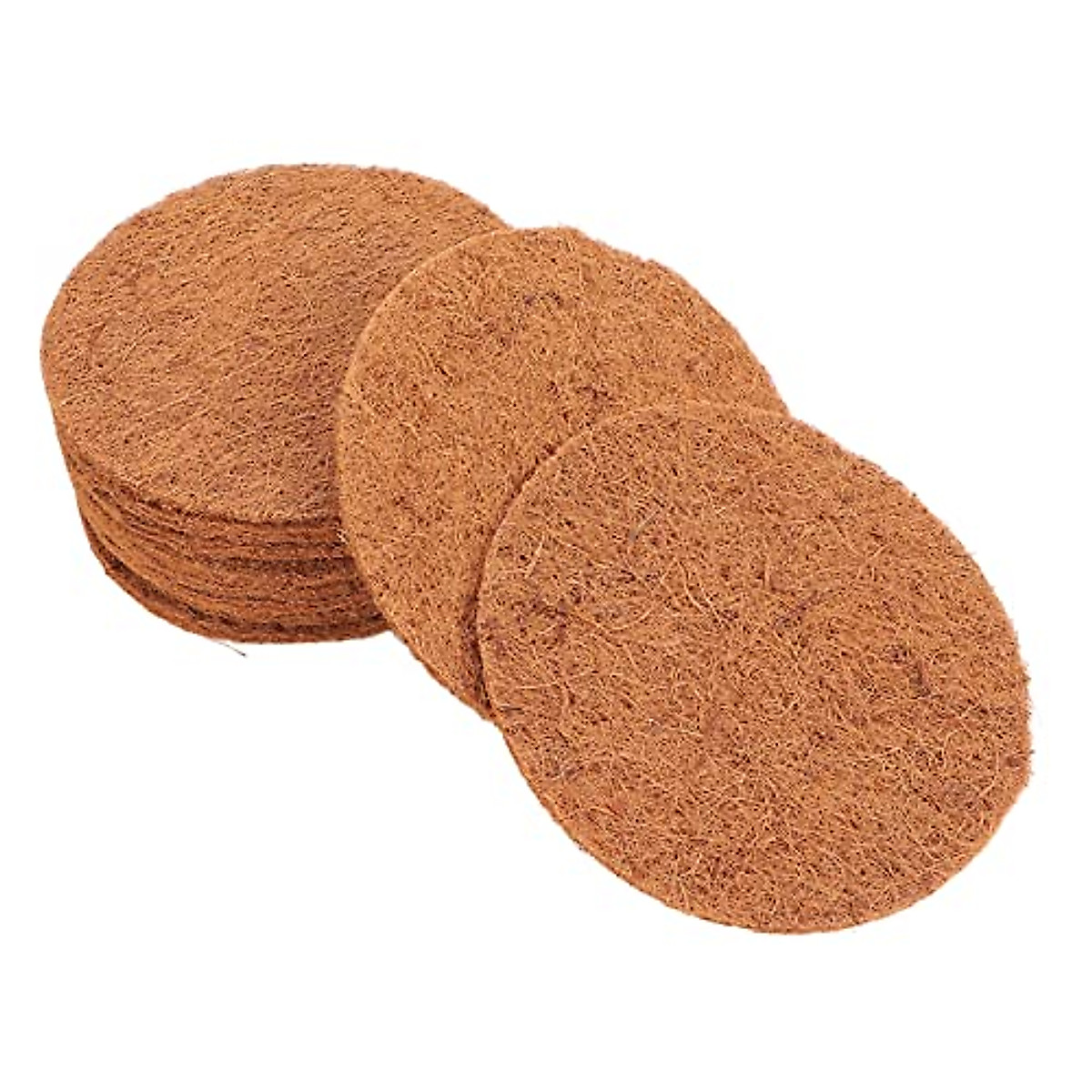 HEEPDD Breathable Dry Grass Mattress, 10Pcs Replacement Bird Nesting Pads Breeding Nests Bird Eggs Mat Coconut Fiber Mat