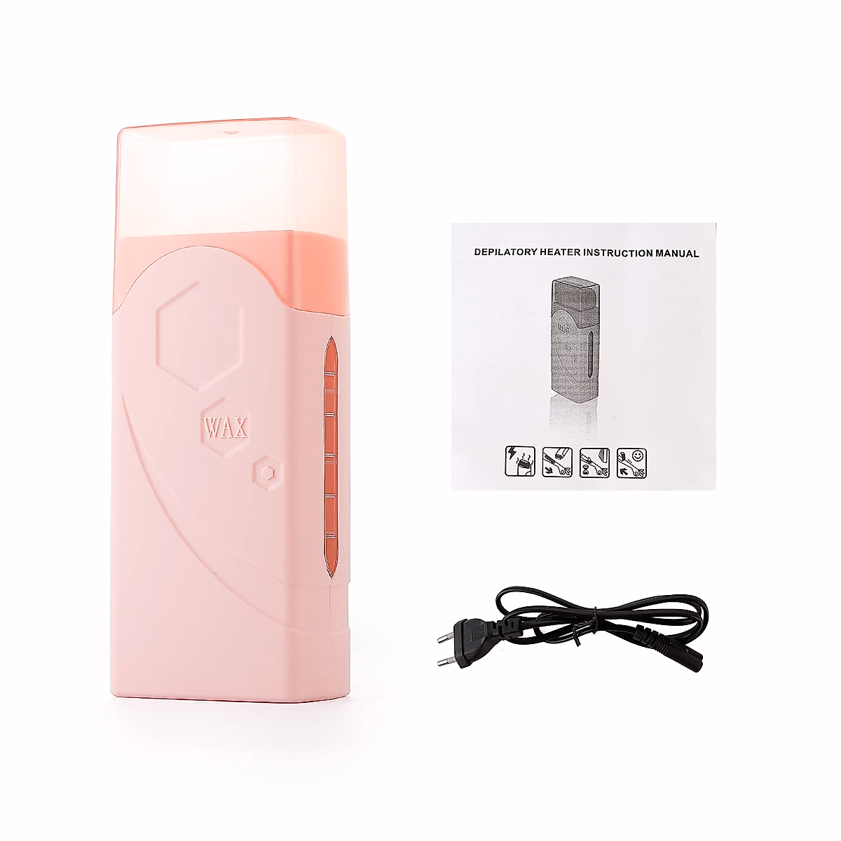 Portable Wax Warmer for Hair Removal, Electric Roll On Wax Heater for Depilatory Wax Melts, Wax Warmer Kit Home Waxing Machine for Women and Men