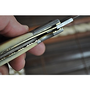 Perkin Knives - Handcrafted Damascus Hunting Knife - Folding Knife