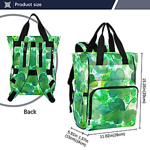 St Patricks Day Diaper Bag Backpack for Baby Boys Girls Multifunction Baby Essentials Travel Tote with Stroller Straps & Bottle Storage Nappy Changing Bag for Dads Moms Hiking Shopping Traveling