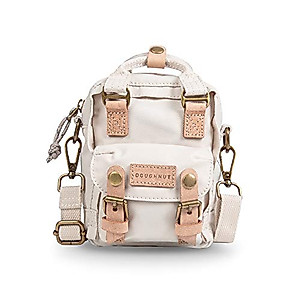 Doughnut Macaroon Tiny Reborn series 1L Women Girl Casual Crossbody Cell Phone Bag Purse Handbag (Stone)