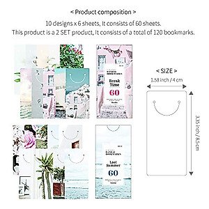 Monolike Bandal Bookmarks Breaktime + Last Summer, 120 Pieces