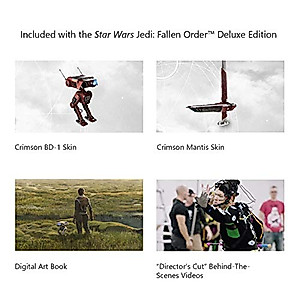 Xbox One S 1TB Star Wars Jedi Console Bundle - Digital download of Star Wars Jedi game - White Controller & Xbox One S Console - 8GB RAM 1TB HDD - Custom AMD Octa-core CPU - 4K Blu-ray & Strea