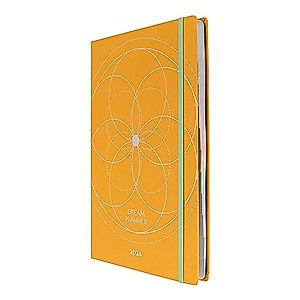 Collins Dream Planner 2024 Diary B5 Week to View and Monthly Journal - Lifestyle Planner and Organiser for Productivity and Goal Setting - January to December - Weekly - Sunshine Yellow - DP1B53.45-24
