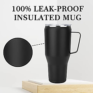 Sursip 40oz Mug Tumbler Stainless Steel Vacuum Insulated Mug with H&le,Lid & Straw,Fit for Car Holder,Keeps Drinks Cold up to 24 Hours,Sweat Proof & Leak Proof,Dishwasher Safe Pink,1 Count (Pack of 1)