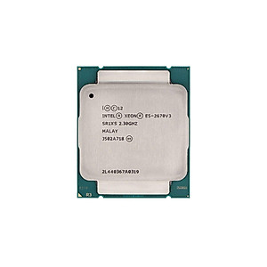 Intel Xeon E5-2670V3 12 Core Processor 2.30Ghz 30MB Smart Cache 9.60 GT/S QPI TDP 120W CPU SR1XS BX80644E52670V3 (Renewed)