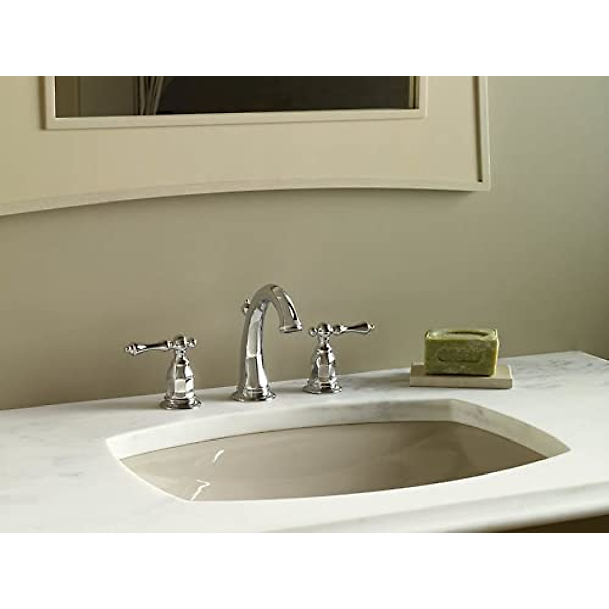 KOHLER Kelston Widespread Bathroom Sink Faucet, Drain Included, 3 Hole Installation, Oil-Rubbed Bronze Finish, K-13491-4-2BZ