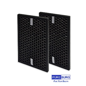 PUREBURG Replacement True HEPA Filter Kit Compatible with Honeywell HPA5100B HPA5150 InSight Air Purifiers & PowerPlus HPA3100,HRF-R1(Filter R),HRFSC1(Filter S),HRF-A100(Filter A) HRF-ARVP100