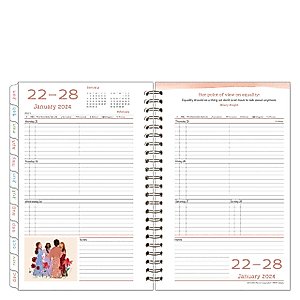 FranklinCovey - Her Point of View Weekly Wire-Bound Planner (Classic, Jan 2024 - Dec 2024)