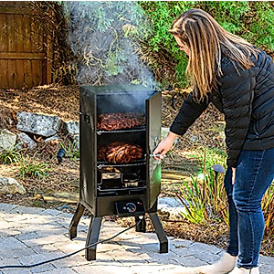 Masterbuilt 30 inch Analog Electric Smoker with 2 Racks + Cover Bundle