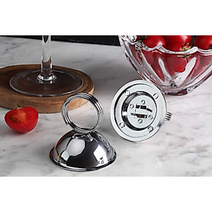 New Star Foodservice 23398 Ring-Clip Table Number Holder/Number Stand/Place Card Holder, Set of 12, 1.5-Inch