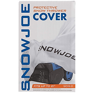 Snow Joe 24V-X2-SB18 18-Inch 48-Volt 4-Ah Cordless Snow Blower, (2x4.0AH) & SJCVR-21 Cover