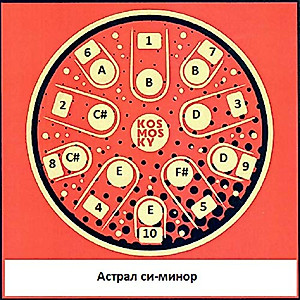 Tank Drum Kosmosky 12" (30 cm) KSY-5"Circles on fields" B minor/Hand Pan/Steel Drum/Tongue drum/Singing bowl