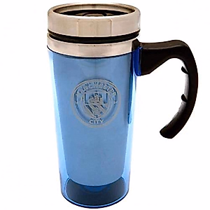 Manchester City Aluminium Travel Mug,450 Millilitres - Multi-Colour