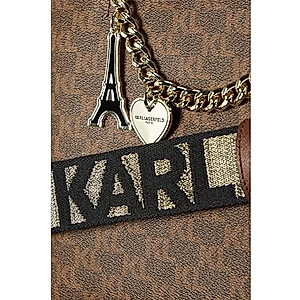 KARL LAGERFELD Paris Maybelle Tote Brown/Khaki PROCESSING PROCESSING
