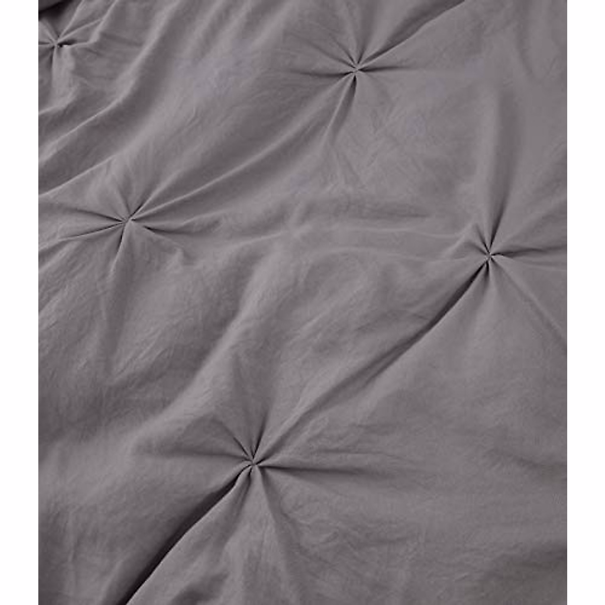 Cozie Mari Ultra Soft Stone Washed Comforter Set, Grey, King