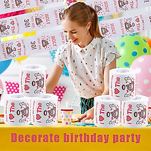 Anquan Happy 30th Birthday Toilet Paper Novelty Birthday Gifts Party Decorations Birthday Gag Gift ideal for Bday or Anniversary Celebration.