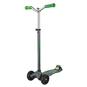 Micro Kickboard - Maxi Deluxe Pro Kick Scooter - Smooth-Gliding, 3-Wheeled, Lean-to-Steer Scooter with Fat, Stable Wheels and Chopper-Style, Adjustable-Height Handlebars Ages 5-12 (Purple)