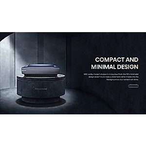 Hisense PX1 4K UHD Triple-Laser UST Ultra Short Throw Projector, 2000 Lumens, Android TV, HDR10, 30W (Stereo) Dolby Atmos, Dolby Vision, Built-in Alexa and Google Assistant