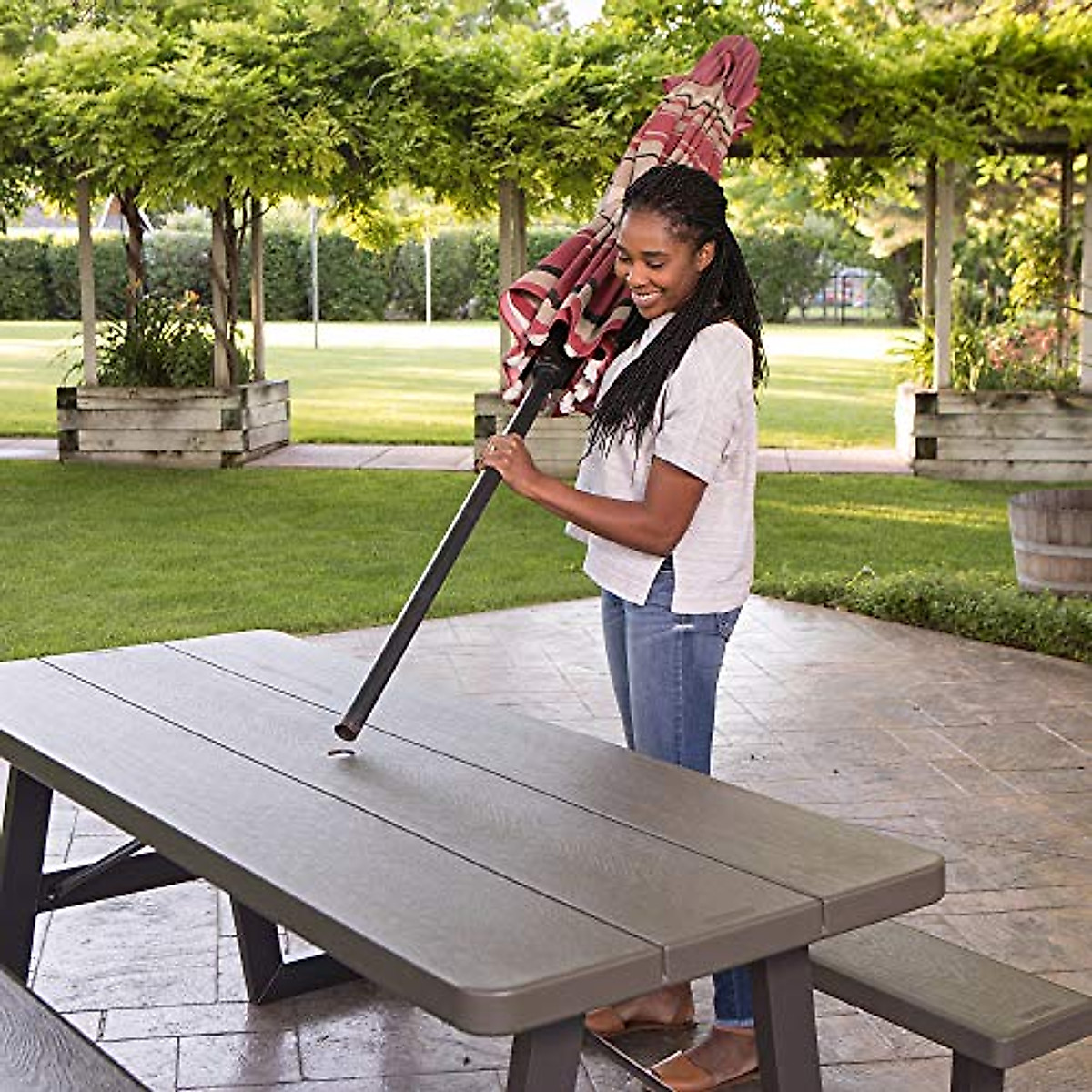 Lifetime 60233 W-Frame Picnic Table