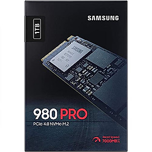 Samsung MZ-V8P1T0B/AM 980 PRO PCIe 4.0 NVMe SSD 1TB Bundle with 1 YR CPS Enhanced Protection Pack