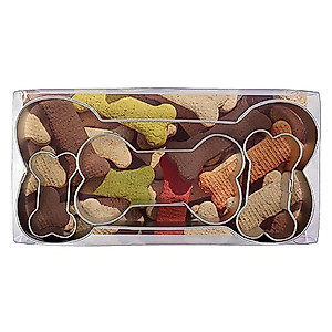 R&M International Dog Bone Cookie Cutters, Assorted Sizes, 4-Piece Set