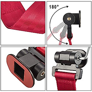 TOMALL Universal Car Decorative Trailer Tow Strap Red Car Tow Belt for Car Bumper (ONLY Decoration)