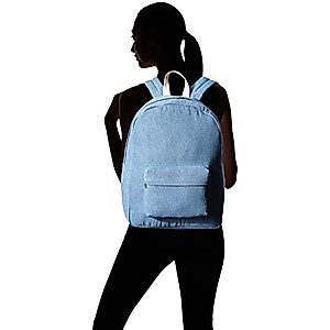 American Apparel Unisex Cotton Canvas School Bag, Light Wash, One Size