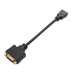 Cable Matters 2-Pack Bi-Directional HDMI to DVI Male to Female, DVI to HDMI Female to Male Cable Adapter - 5 Inches