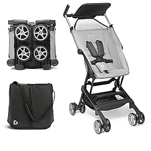 Munchkin Sparrow Travel Baby Stroller, Ultra Compact and Lightweight, for Babies and Toddlers, Grey