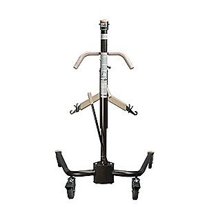Proactive Medical Protekt Onyx Hydraulic Patient Body Lift - Heavy Duty for Home Use. 450lbs Capactiy with Adjustable Base