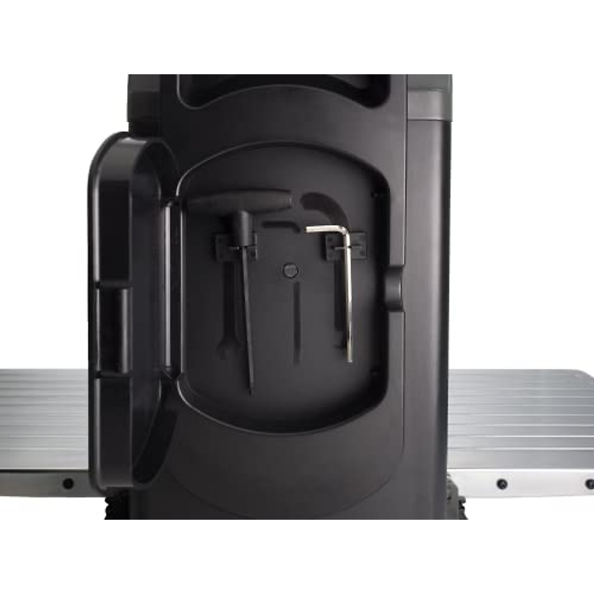 Cutech 40200H 13-Inch Spiral Cutterhead Benchtop Planer with 26 Tungsten Carbide Inserts, Snipe Lock, and Side Crank