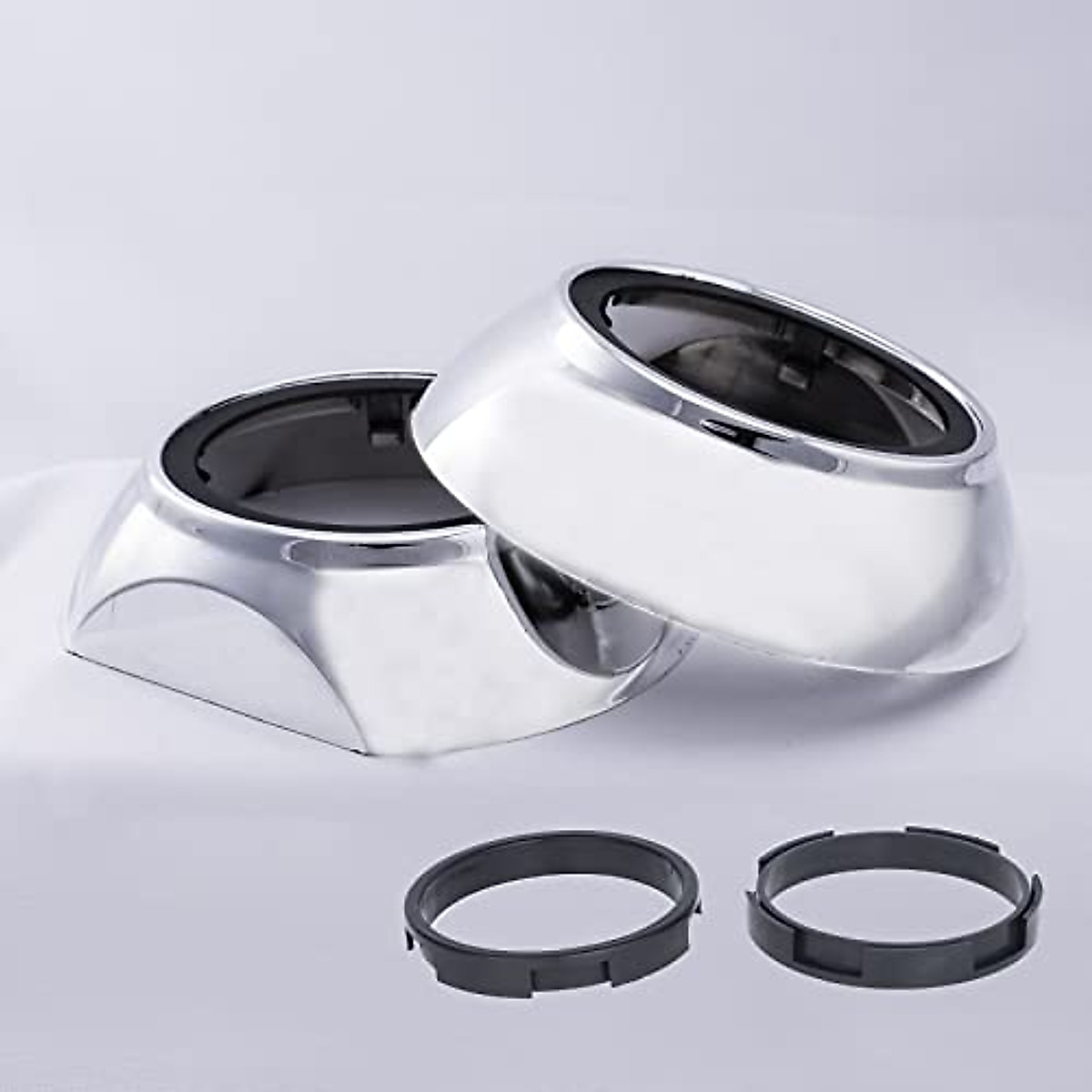 YUFANYA 3.0Inch Projector Shrouds Universal Silver Mask for 2.5Inch or 3.0Inch Projector Lens…