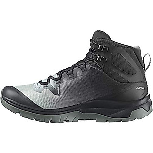 Salomon VAYA MID Gore-TEX Hiking Boots for Women, Stormy Weather/Black/Trooper, 5
