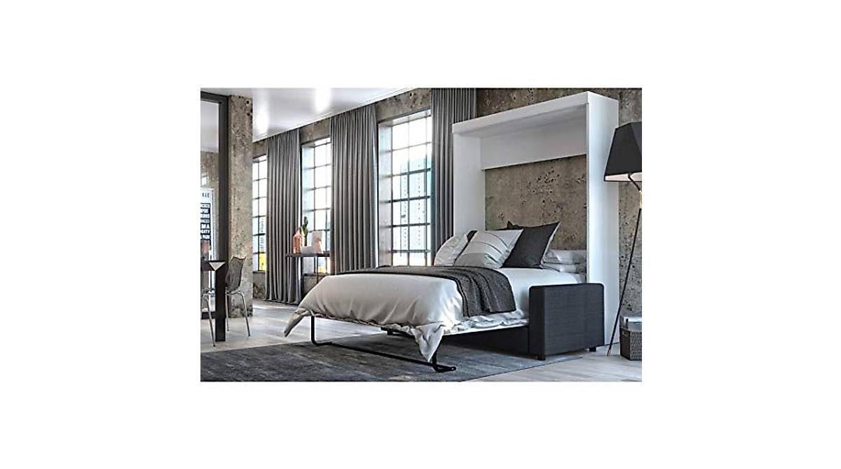 Bestar Edge Queen Murphy Bed with Sofa - Space-Saving & Stylish