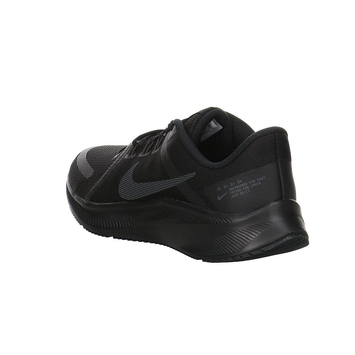 Nike Men's Quest 4 Platform Running Shoes, Black/Dk Smoke Grey, 10.5 M US