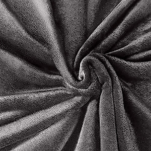 MYCRAFT Queen Size Fleece Throw Blanket for Couch 90"×90" Lightweight Super Soft Cozy Microfiber Flannel Blanket for Sofa, Bed,Chair